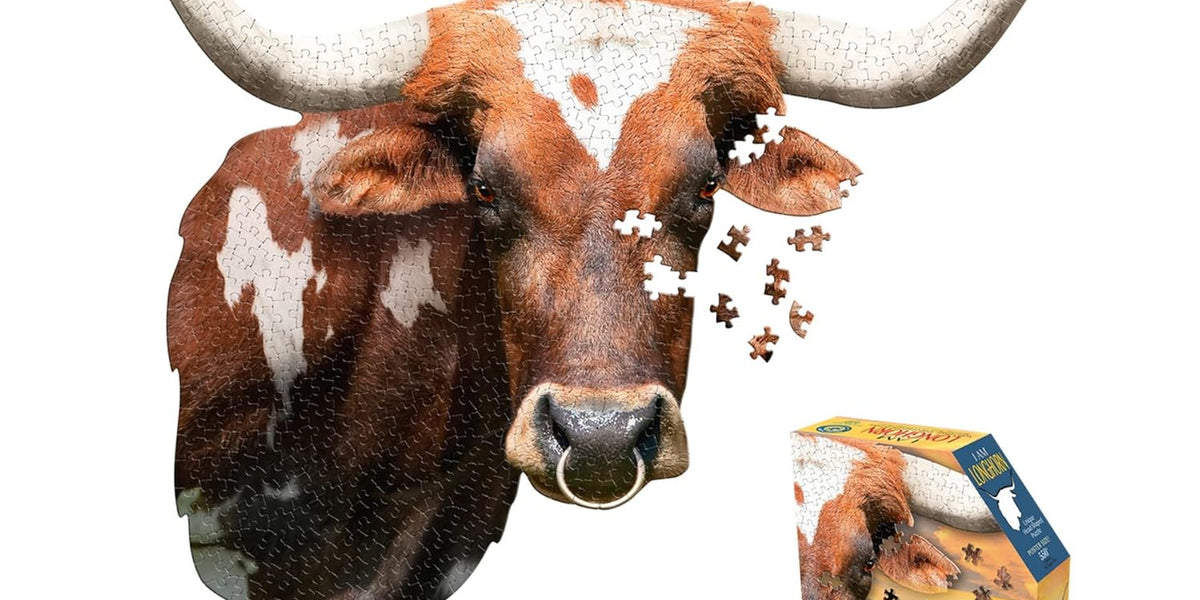 I Am Longhorn 550 Piece Puzzle For Sale — Skulls Unlimited ...
